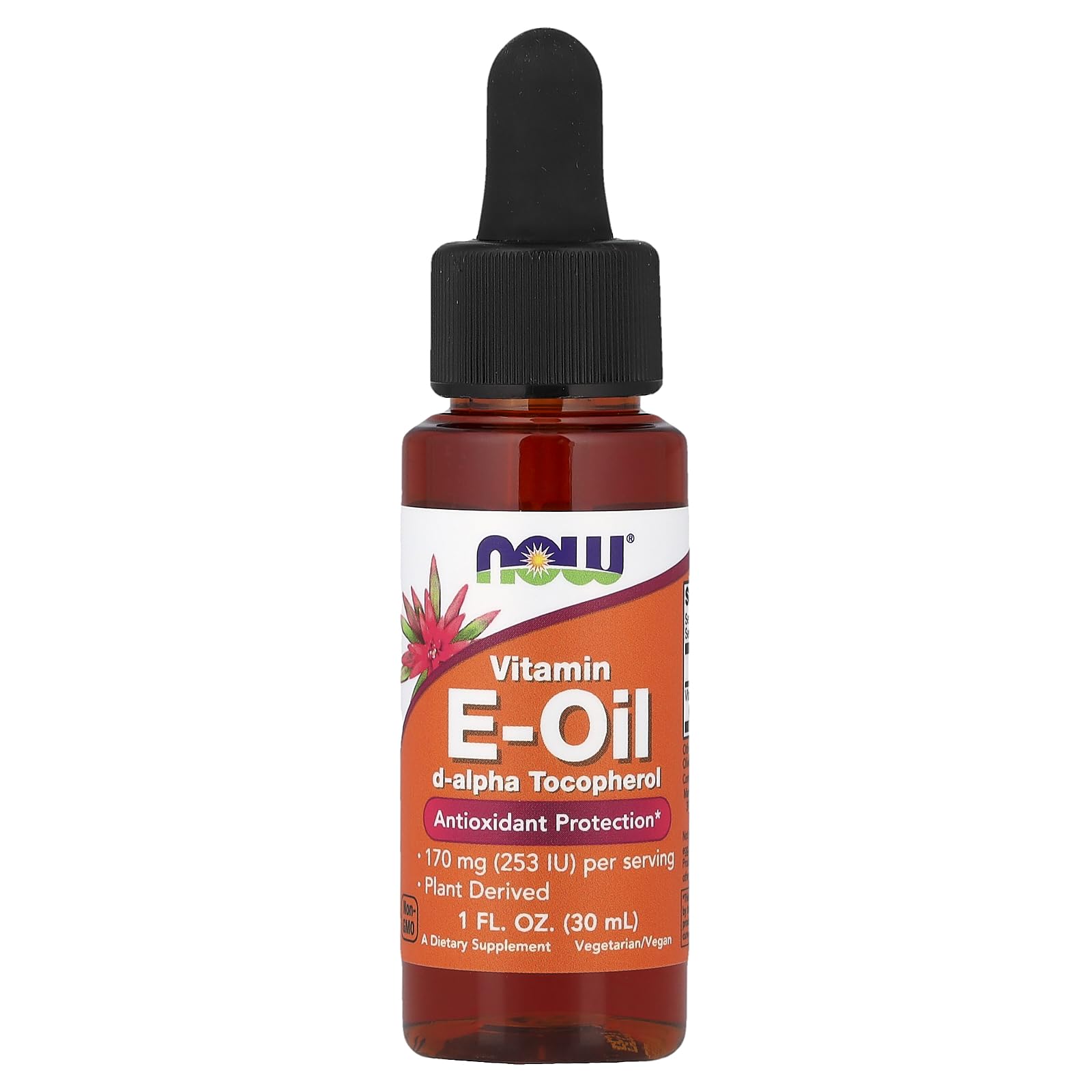 NOW Foods vitamin E oil for skin hydration