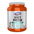 NOW Foods whey protein chocolate powder