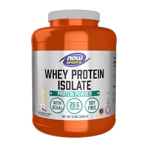 NOW Foods whey protein isolate powder