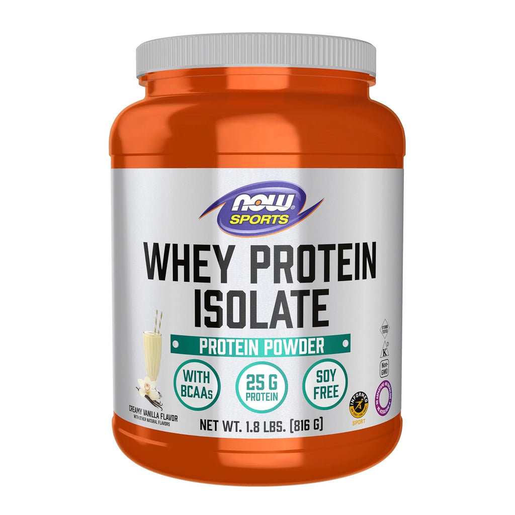 NOW Foods whey protein isolate powder