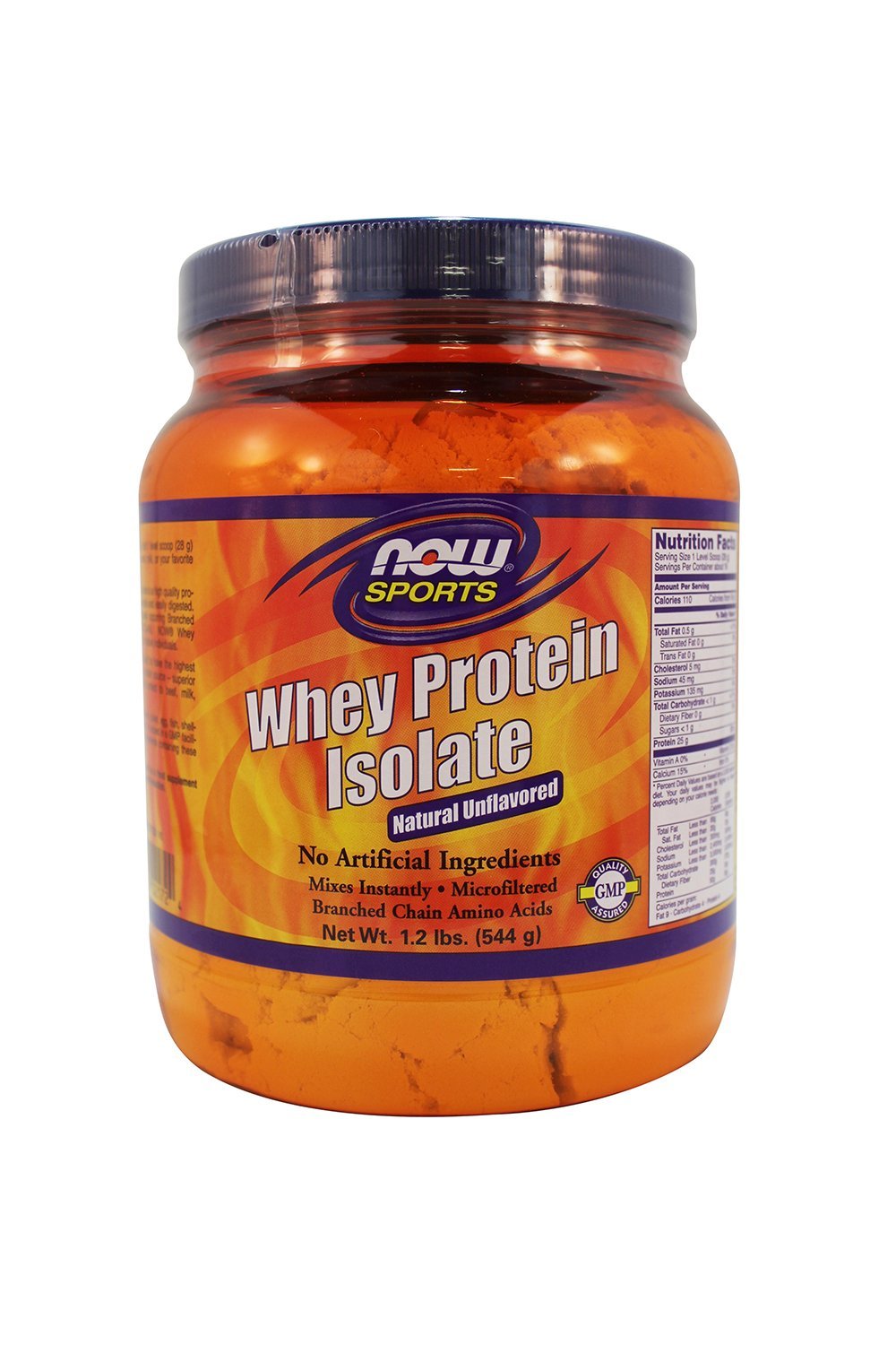 NOW Foods whey protein isolate powder