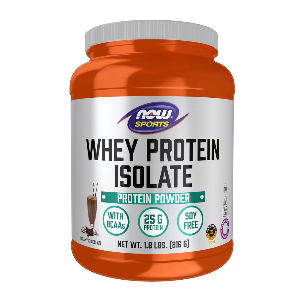NOW Foods whey protein isolate powder