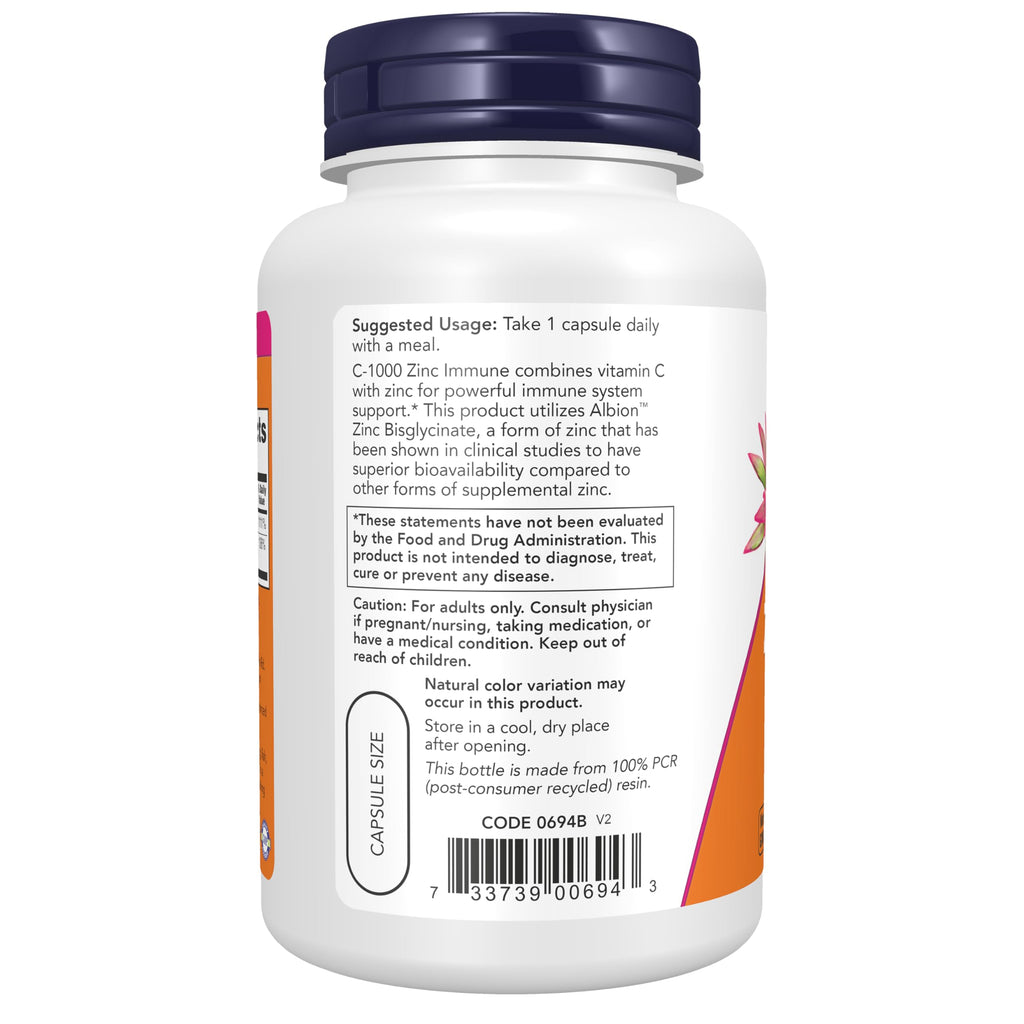 NOW Foods zinc for immunity