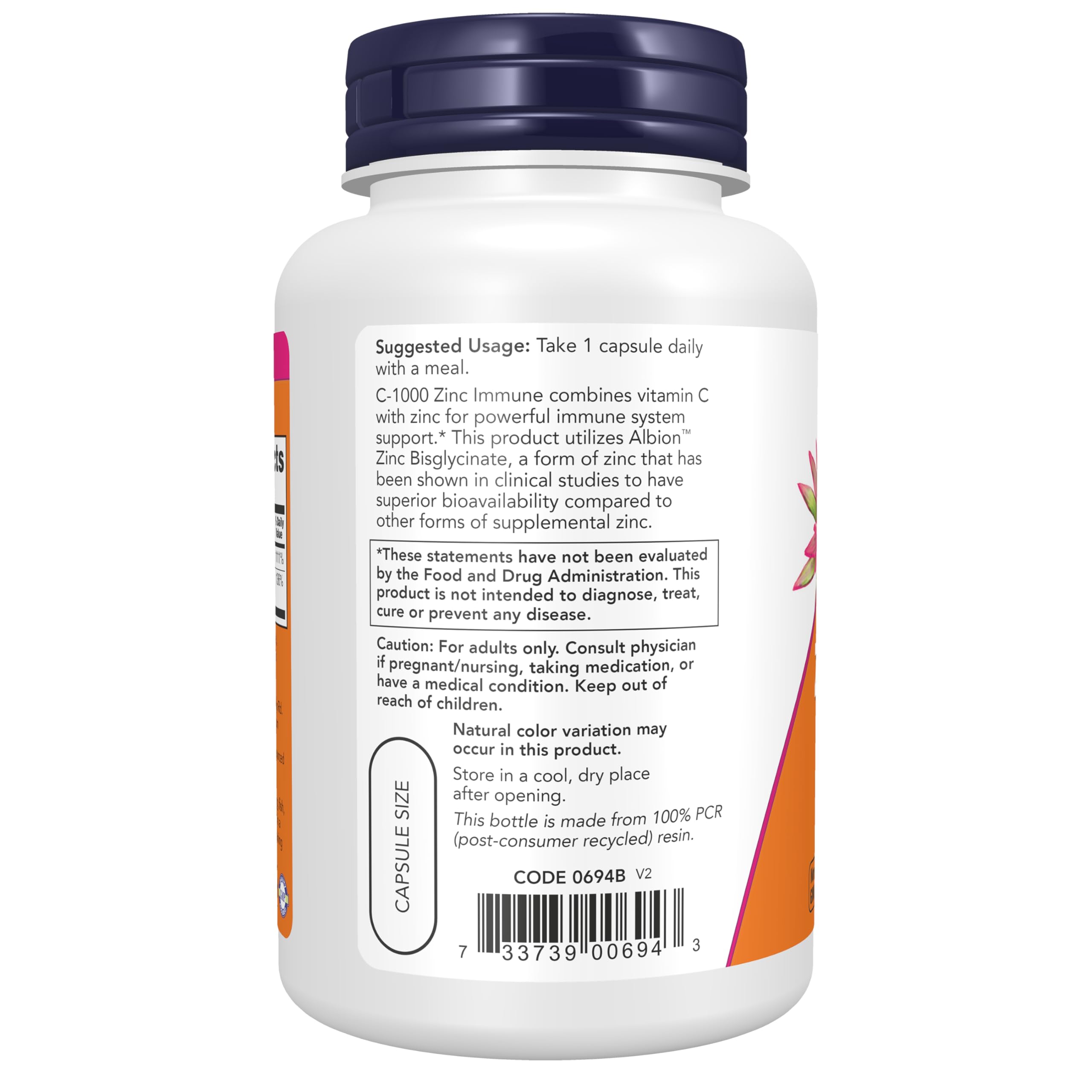 NOW Foods zinc for immunity