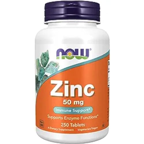 Now Foods Zinc Gluconate 50mg - 250 Tablets | Essential Zinc Supplement for Immune Support in Canada - 2