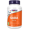 NOW GABA 750 mg capsules