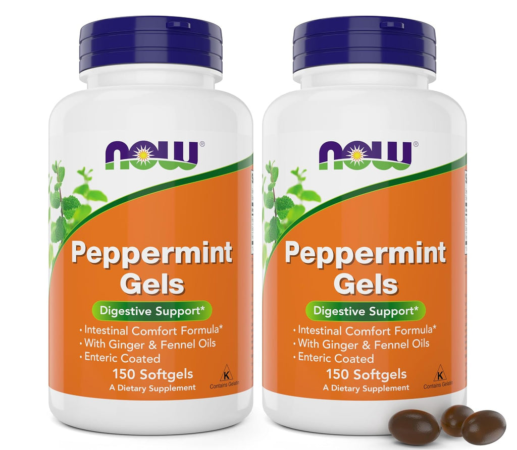 Now ginger tea softgels for digestion