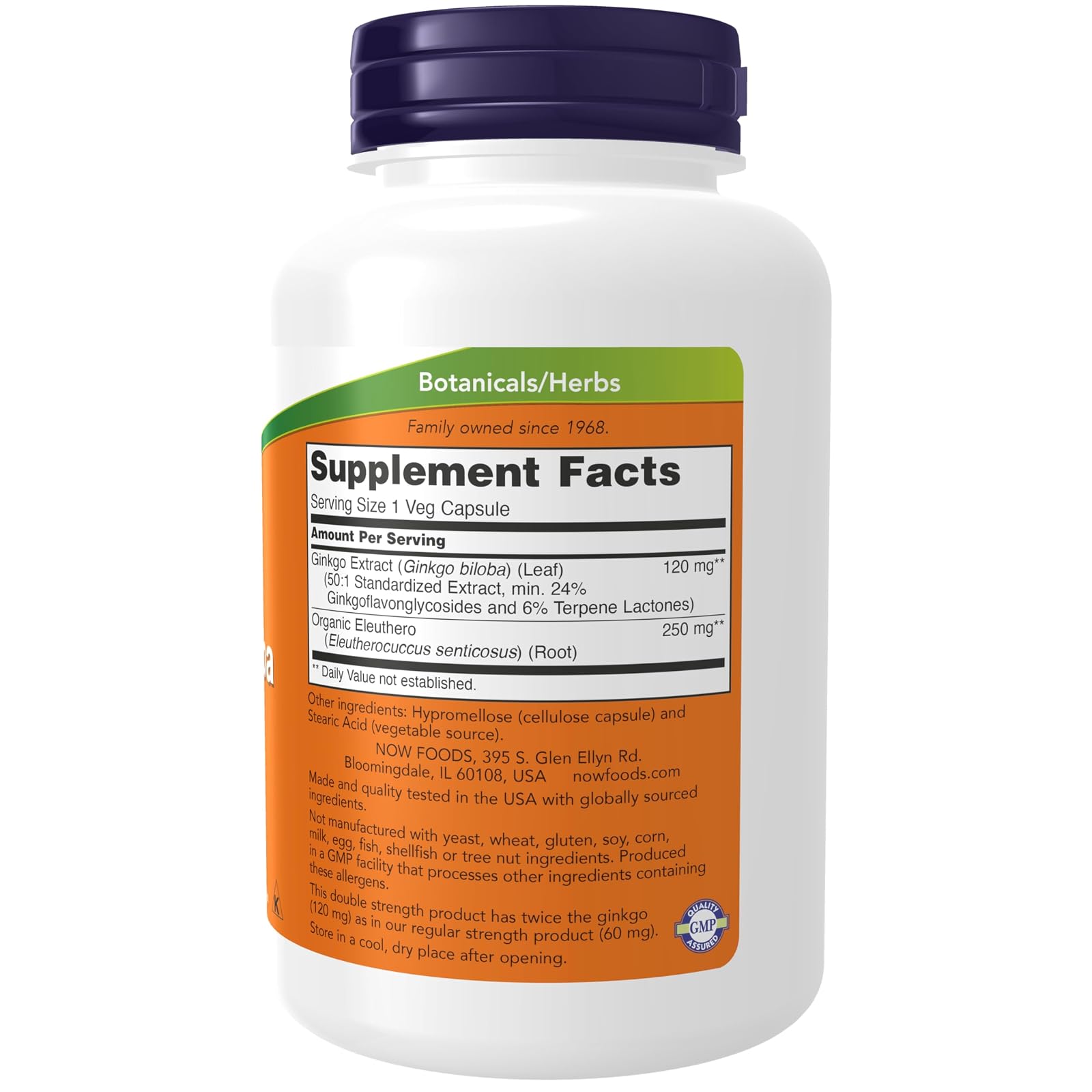 NOW ginkgo biloba 120 mg benefits
