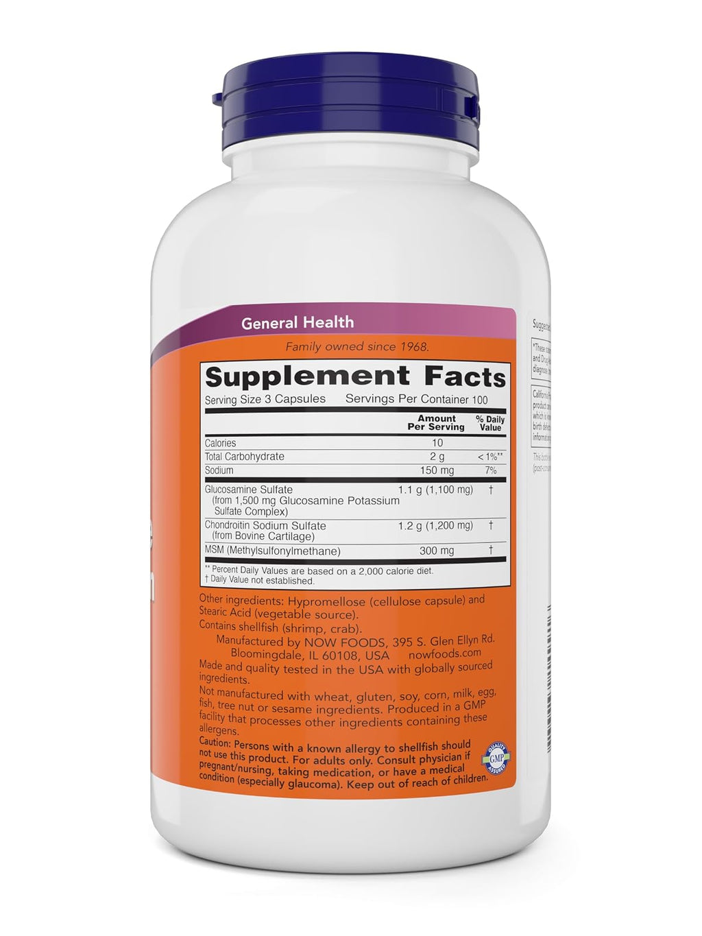 Now glucosamine for healthy joints