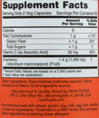 NOW herbal cranberry extract benefits