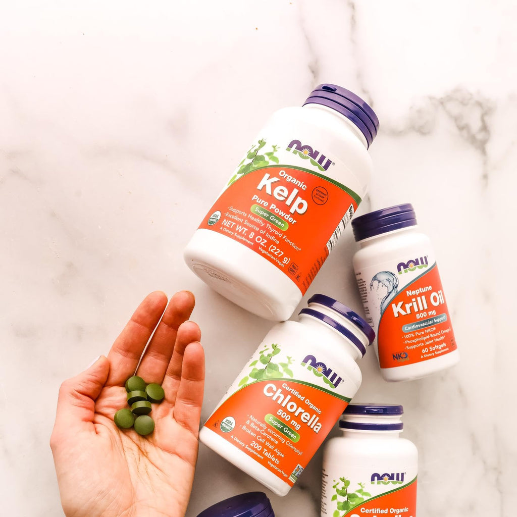 NOW kelp powder for thyroid health