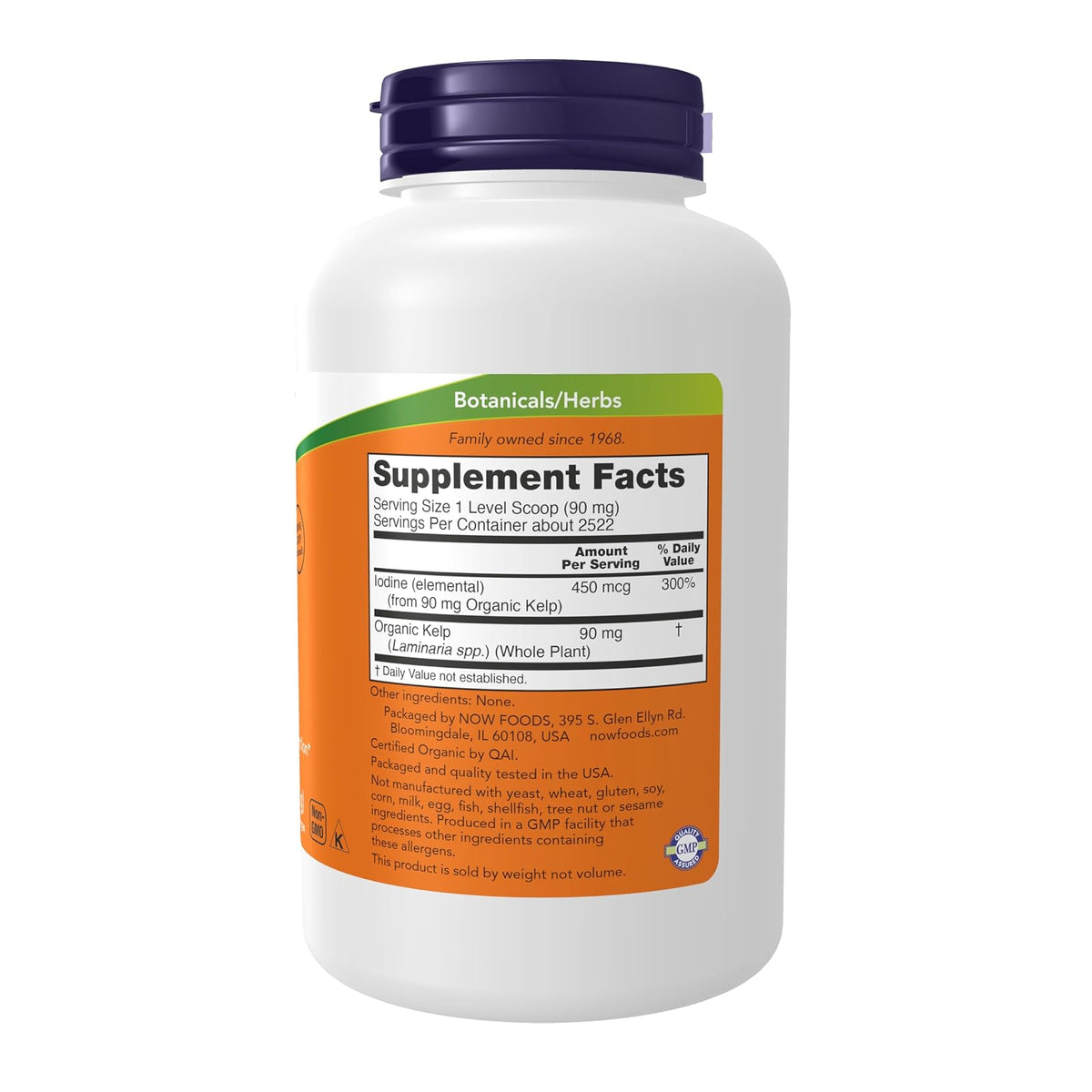 NOW kelp powder health benefits