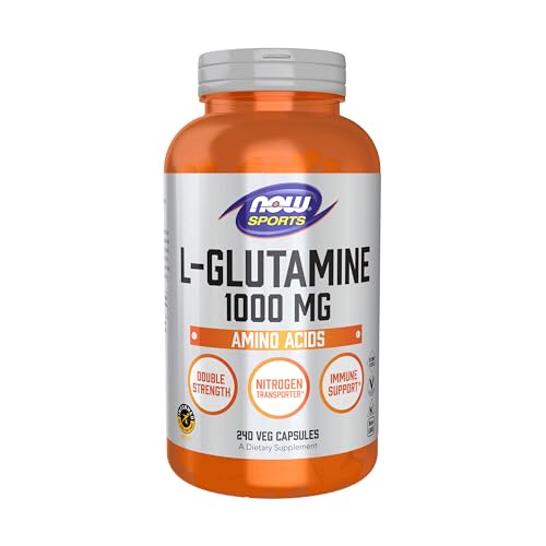 NOW L-Glutamine 1000 mg capsules