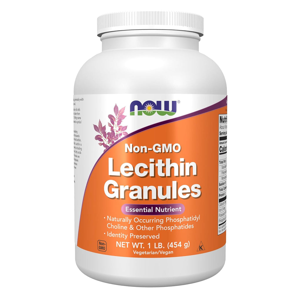 NOW Lecithin Granules for healthy digestion