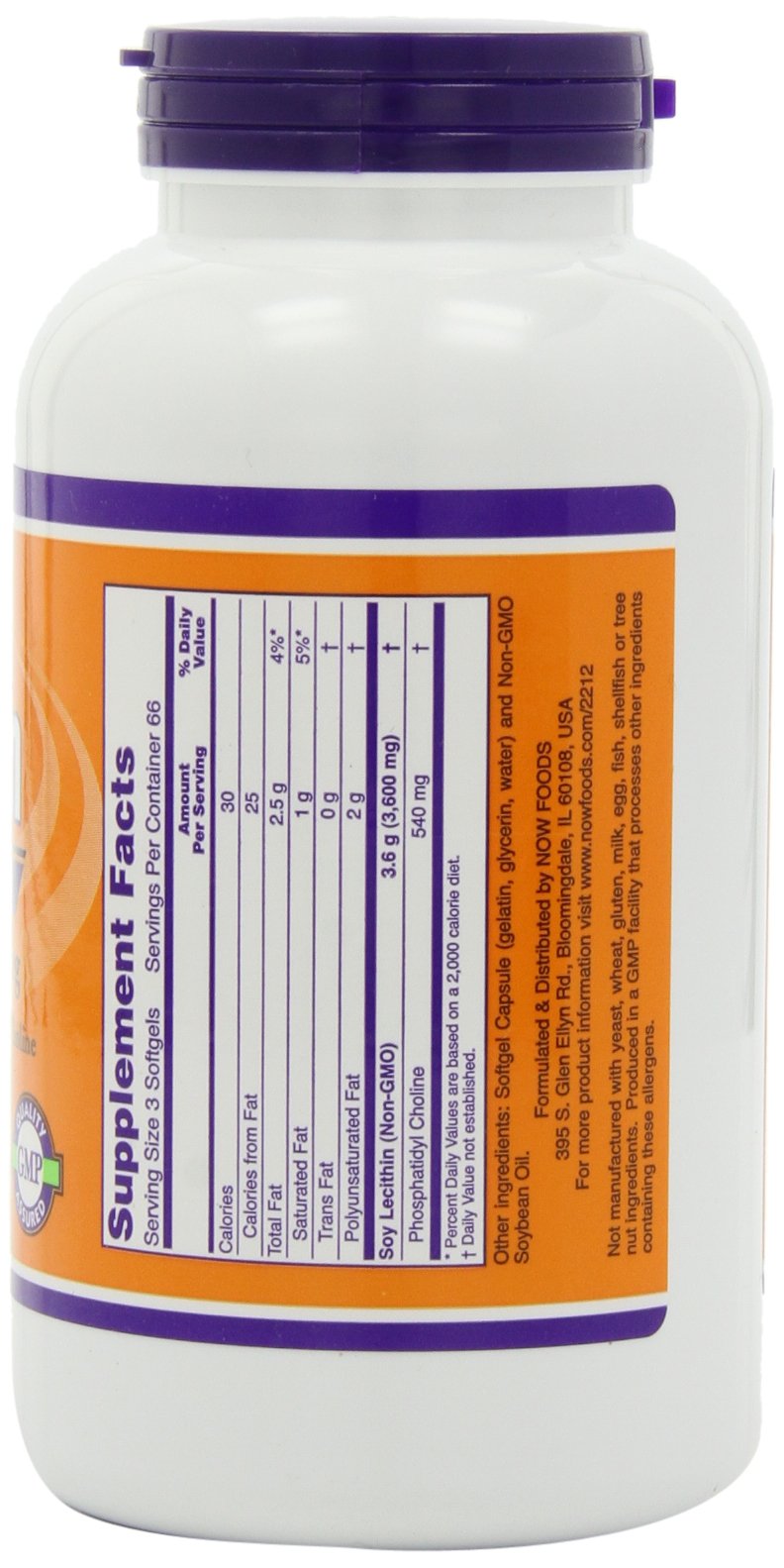 NOW Lecithin promotes healthy cholesterol levels