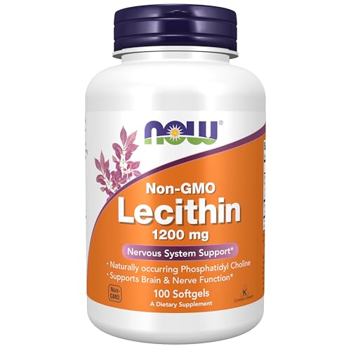 NOW Lecithin softgels for brain health