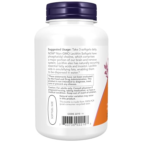 NOW Lecithin supports healthy cholesterol