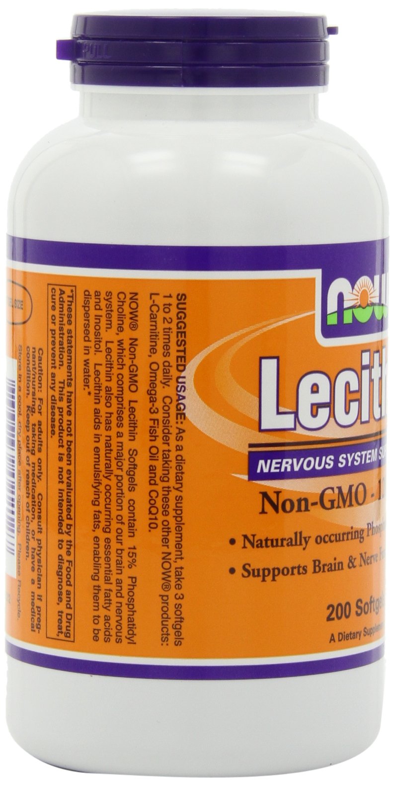 NOW Lecithin supports overall wellness
