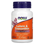 Now Lutein & Zeaxanthin softgels for eye health