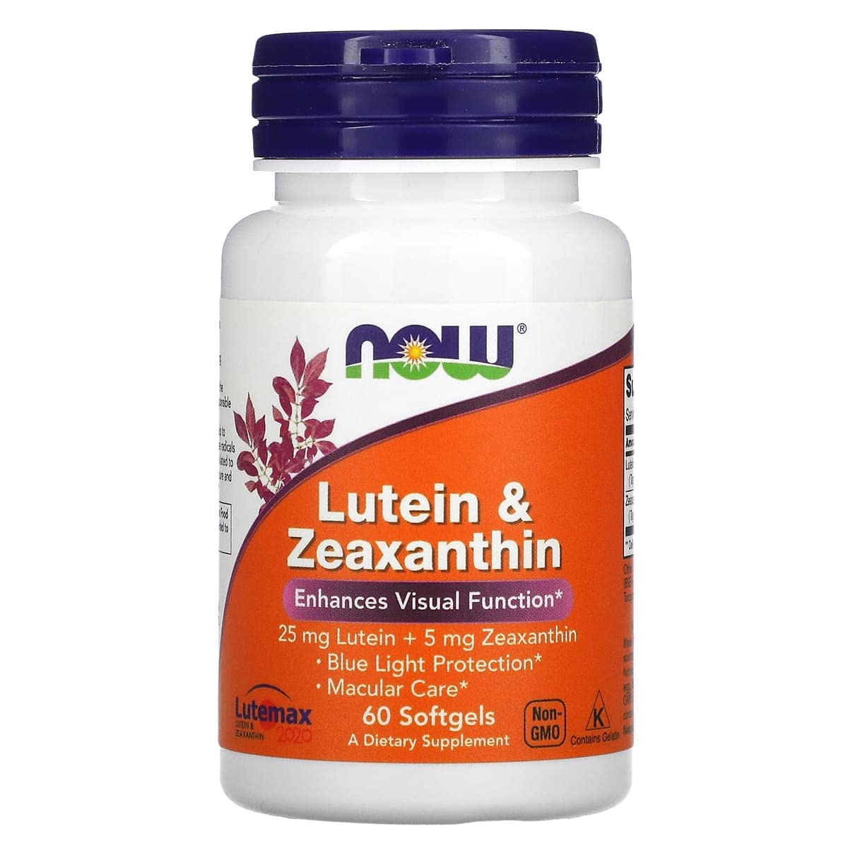Now Lutein & Zeaxanthin softgels for eye health