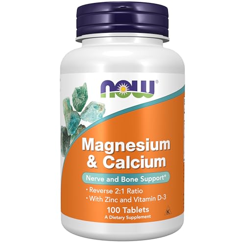 NOW Magnesium and Calcium tablets