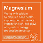 NOW magnesium citrate for daily wellness