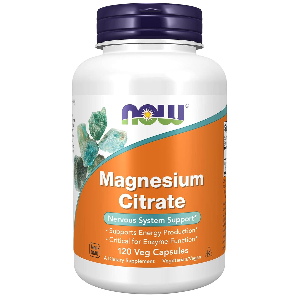 NOW Magnesium Citrate veg capsules