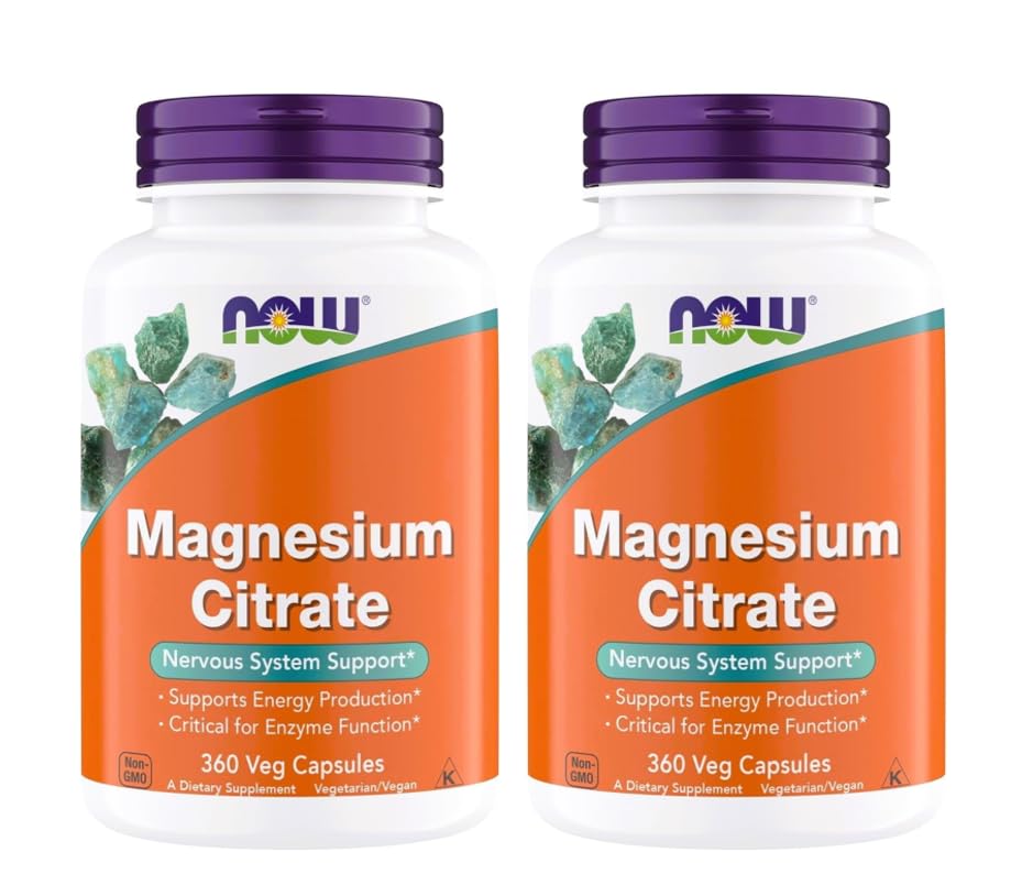 Now Magnesium Citrate vegetarian capsules