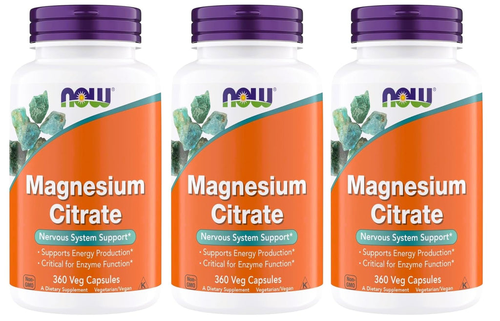 Now Magnesium Citrate vegetarian capsules