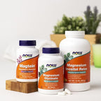 NOW magnesium for stress relief