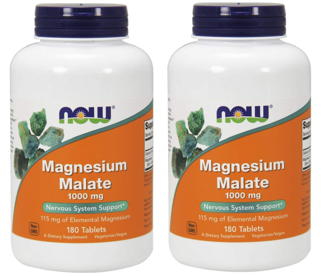 NOW Magnesium Malate 1000 mg tablets