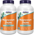 NOW magnesium oxide supplement pack