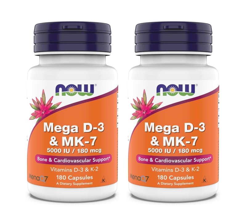 Now Mega D-3 and MK-7 capsules
