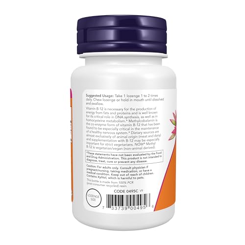 NOW Methyl B-12 1000 mcg for vitality