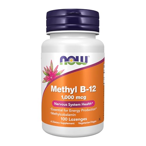NOW Methyl B-12 lozenges for energy