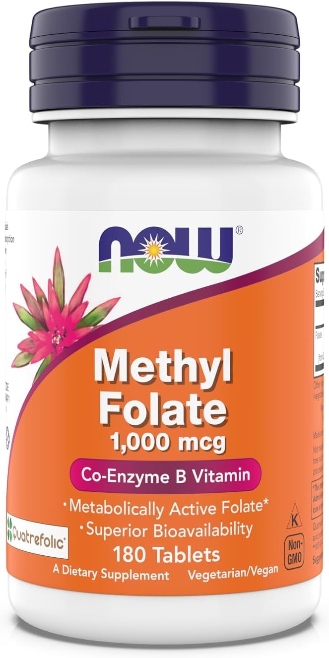 Now Methyl Folate 1000 mcg tablets