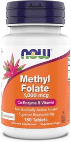Now Methyl Folate 1000 mcg tablets