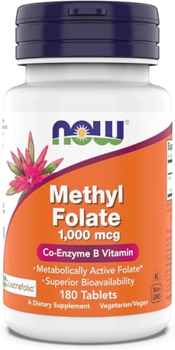 Now Methyl Folate 1000 mcg tablets