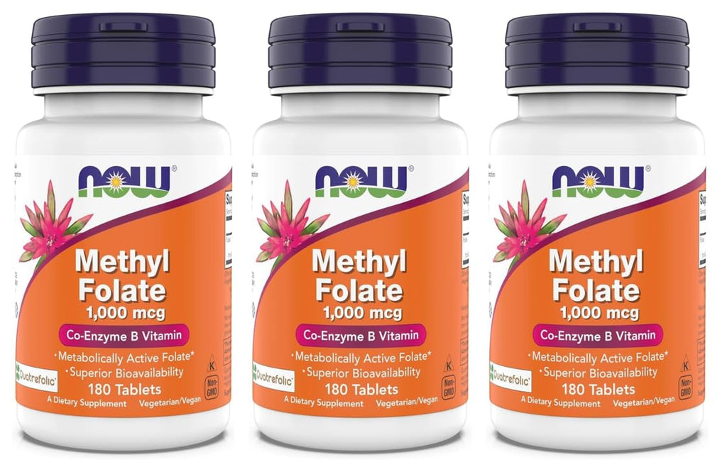 Now Methyl Folate 1000 mcg tablets