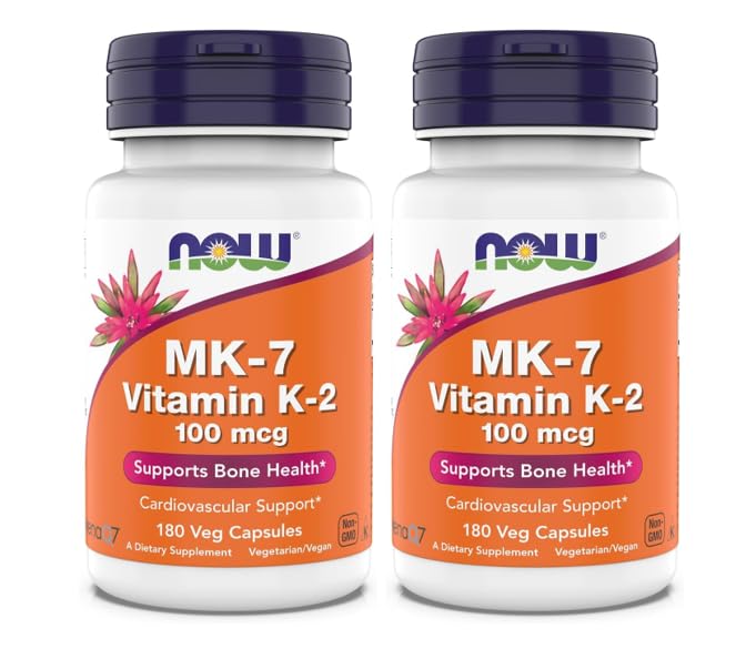 Now MK-7 vitamin K2 capsules