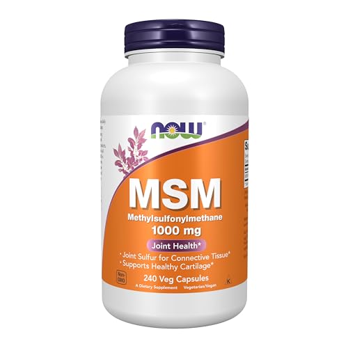 NOW MSM 1000 mg joint support