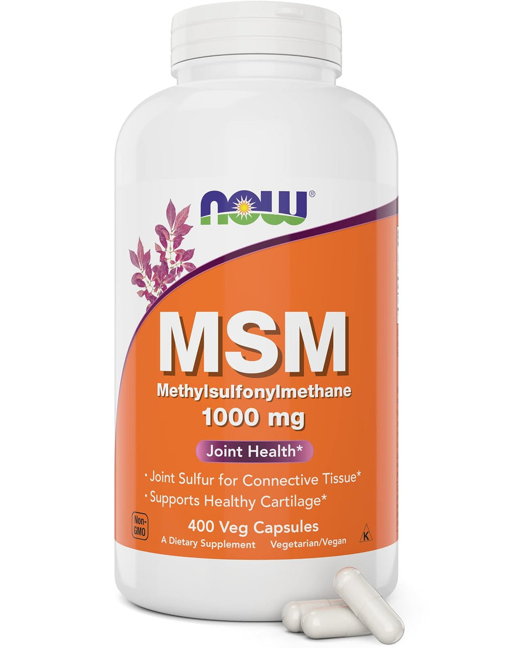 Now MSM 1000 mg veg capsules