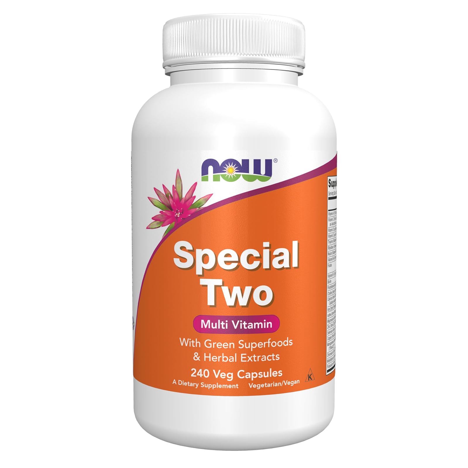 NOW multivitamins with green superfoods