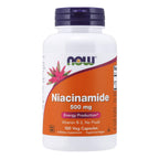 NOW Niacinamide 500 mg capsules
