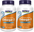 Now Omega-3 fish oil softgels