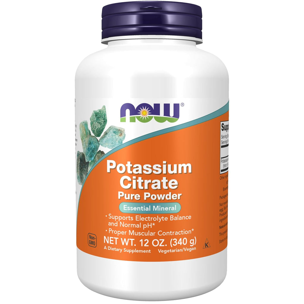 NOW potassium citrate powder supplement