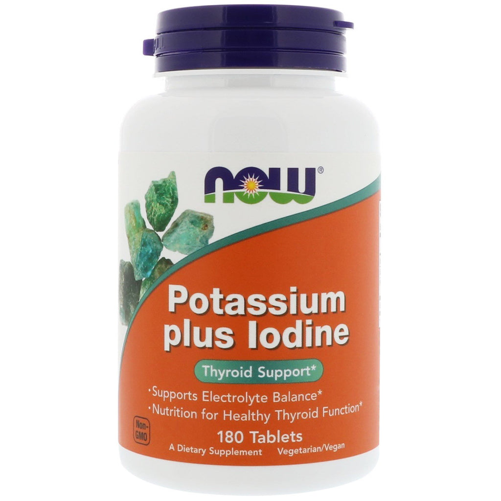 NOW potassium plus iodine tablets