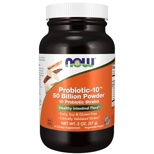 NOW Probiotic-10 Powder for gut health