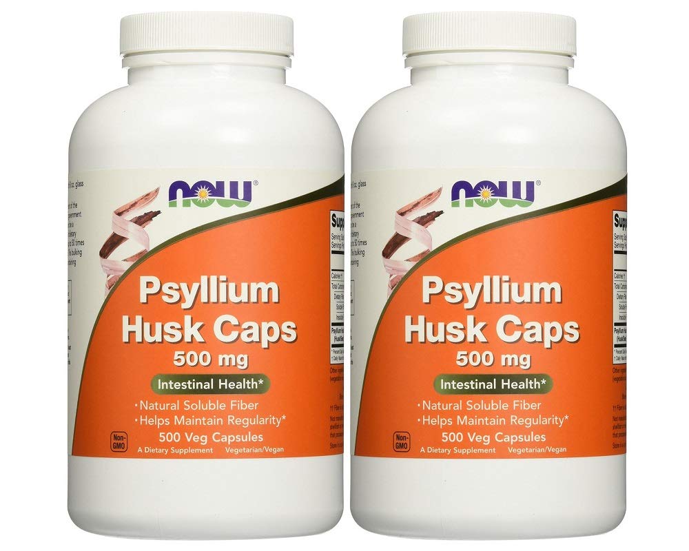 NOW psyllium husk for digestive health
