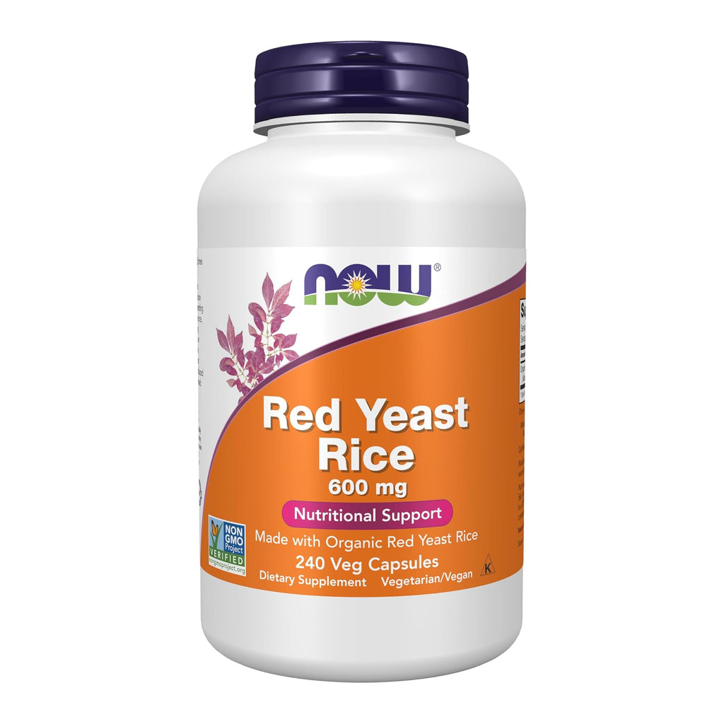 NOW Red Yeast Rice capsules for heart health